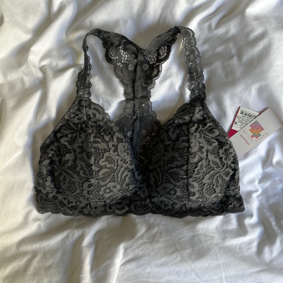 Xhilaration | Intimates & Sleepwear | Nwt Gray Lace Bralette | Poshmark